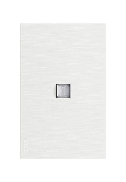BF17-B PLACA PLANA CON TOMA DE TELÉFONO FLAT BLANCA – Lucek